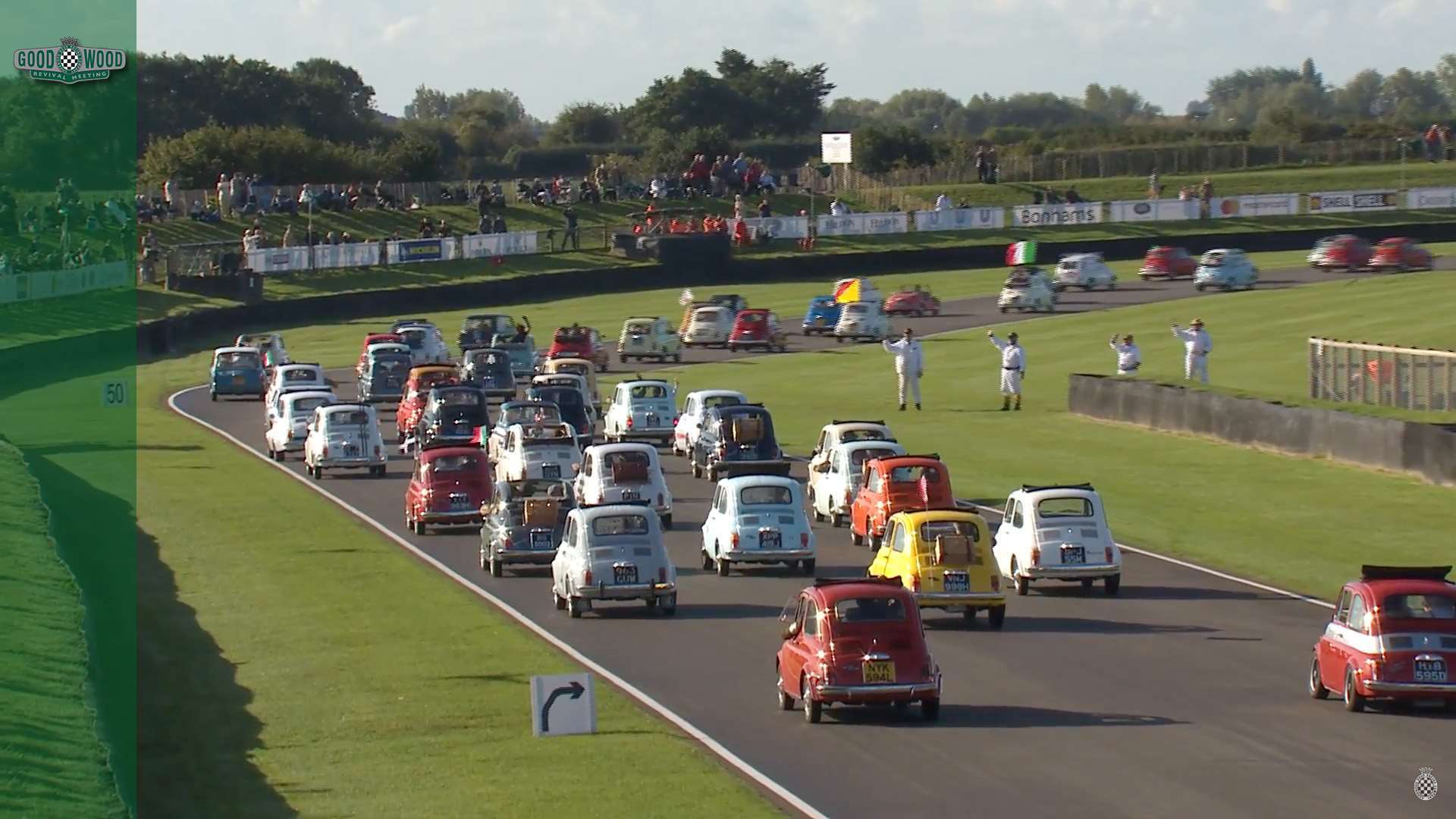 [Video] Over 100 Fiat 500s turn the circuit into Turin