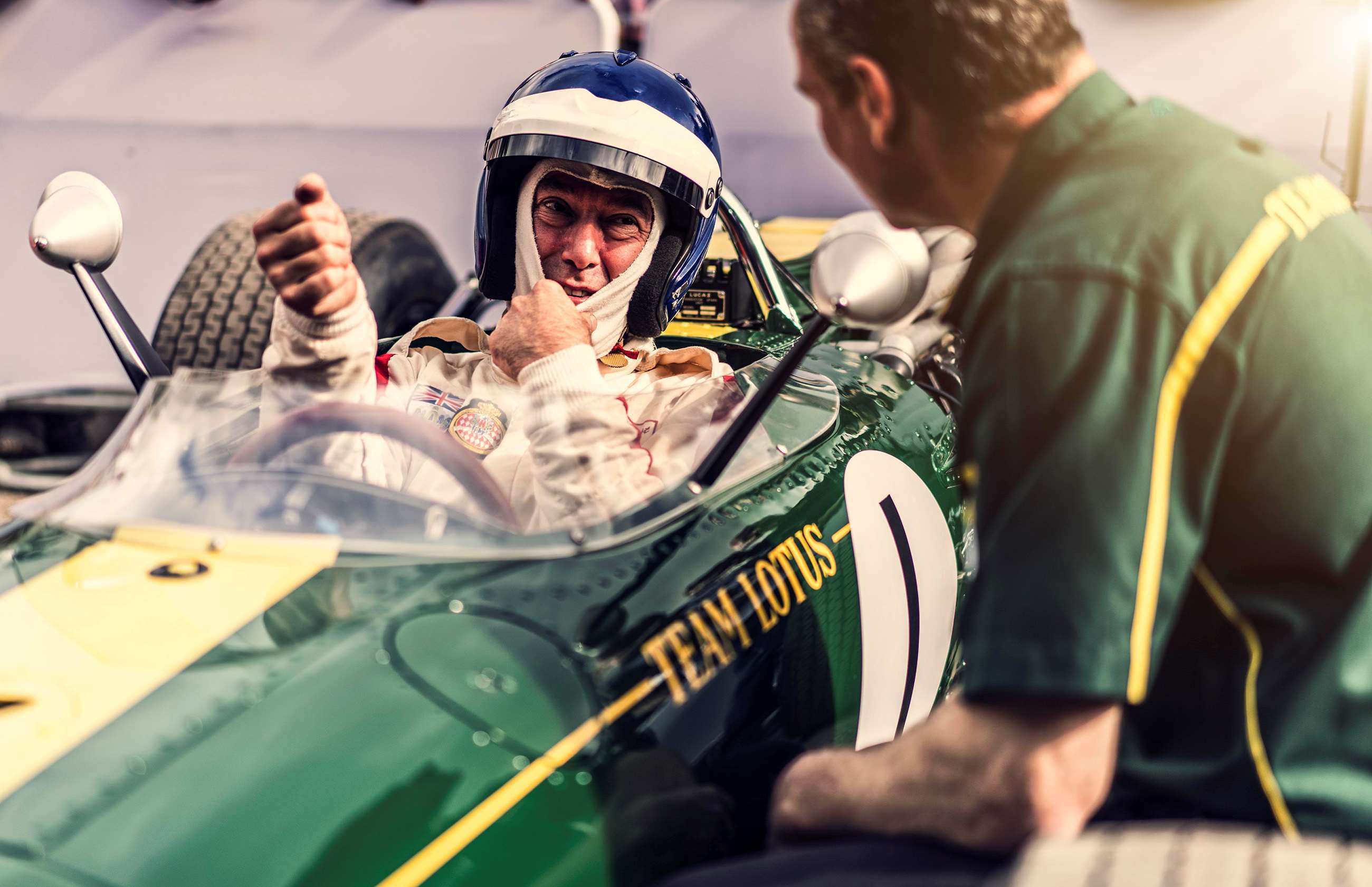 The man who races and wins in Jim Clark's F1-winning Lotus is living ...