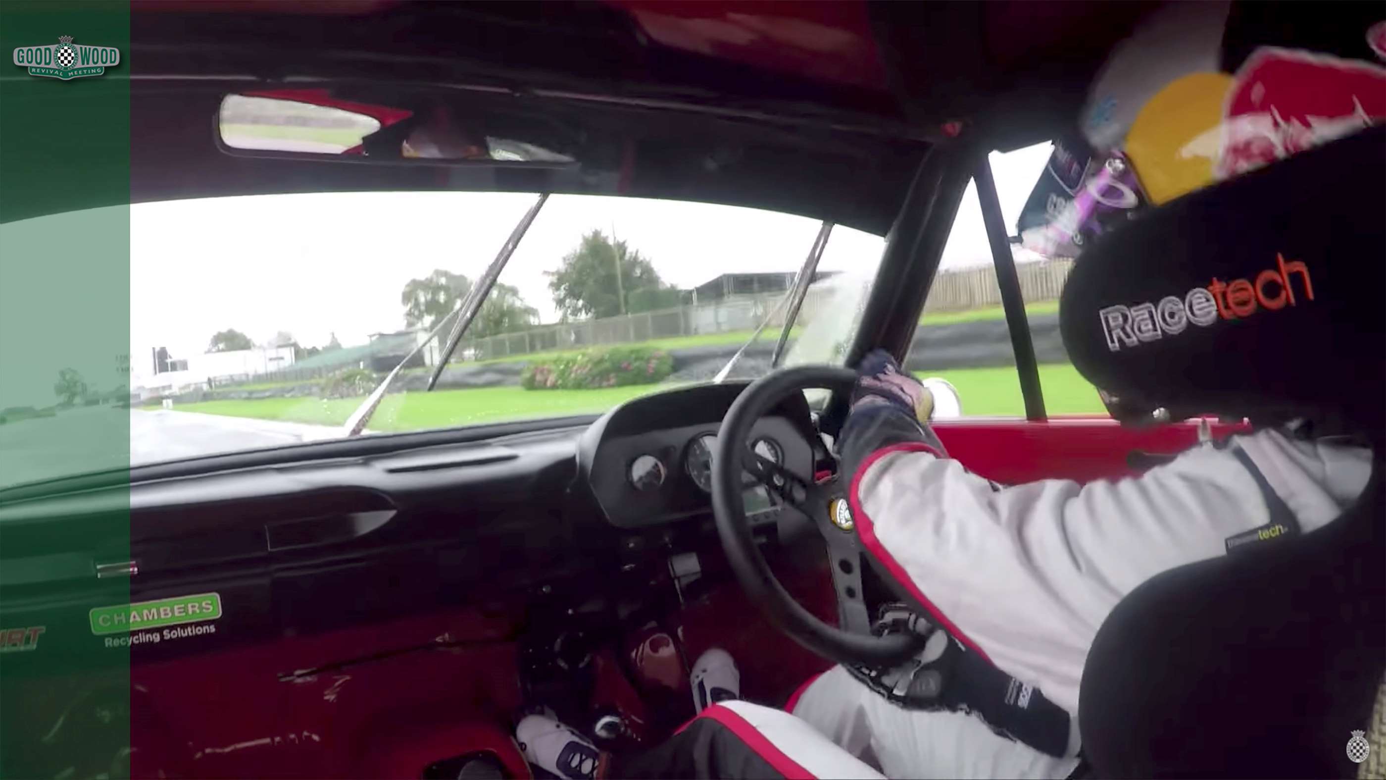 [Video] Onboard Andrew Jordan slides a Lotus Cortina round Goodwood | GRR