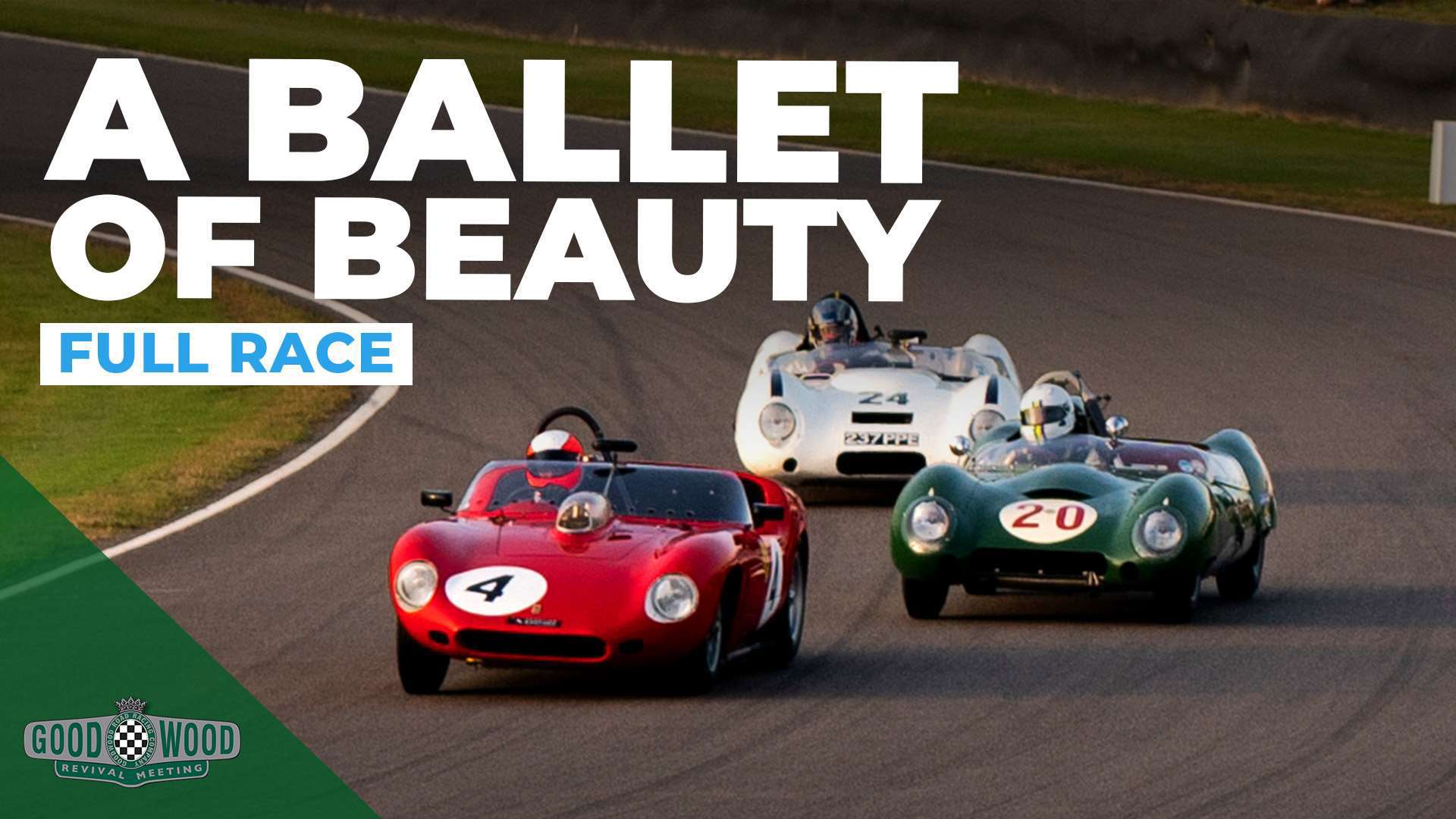 [Video] 2021 Sussex Trophy full race | Goodwood Revival | GRR