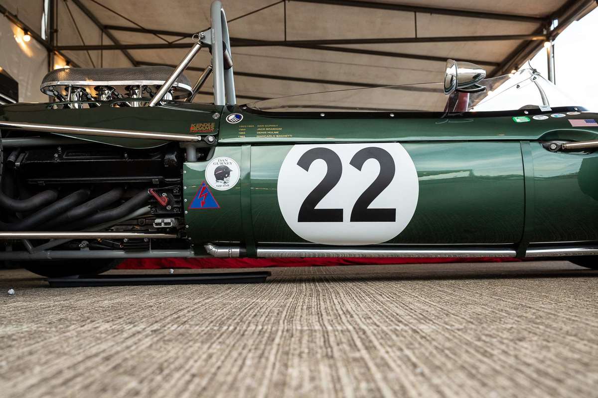 Racing at Goodwood in Dan Gurney’s Brabham BT7 | GRR