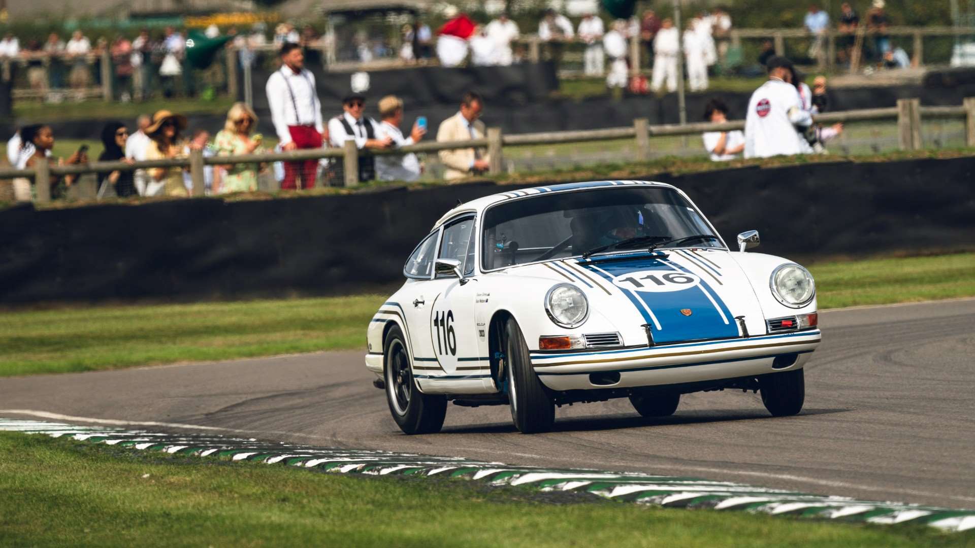 Mark Webber is loving driving flat-out at the Goodwood Revival | GRR