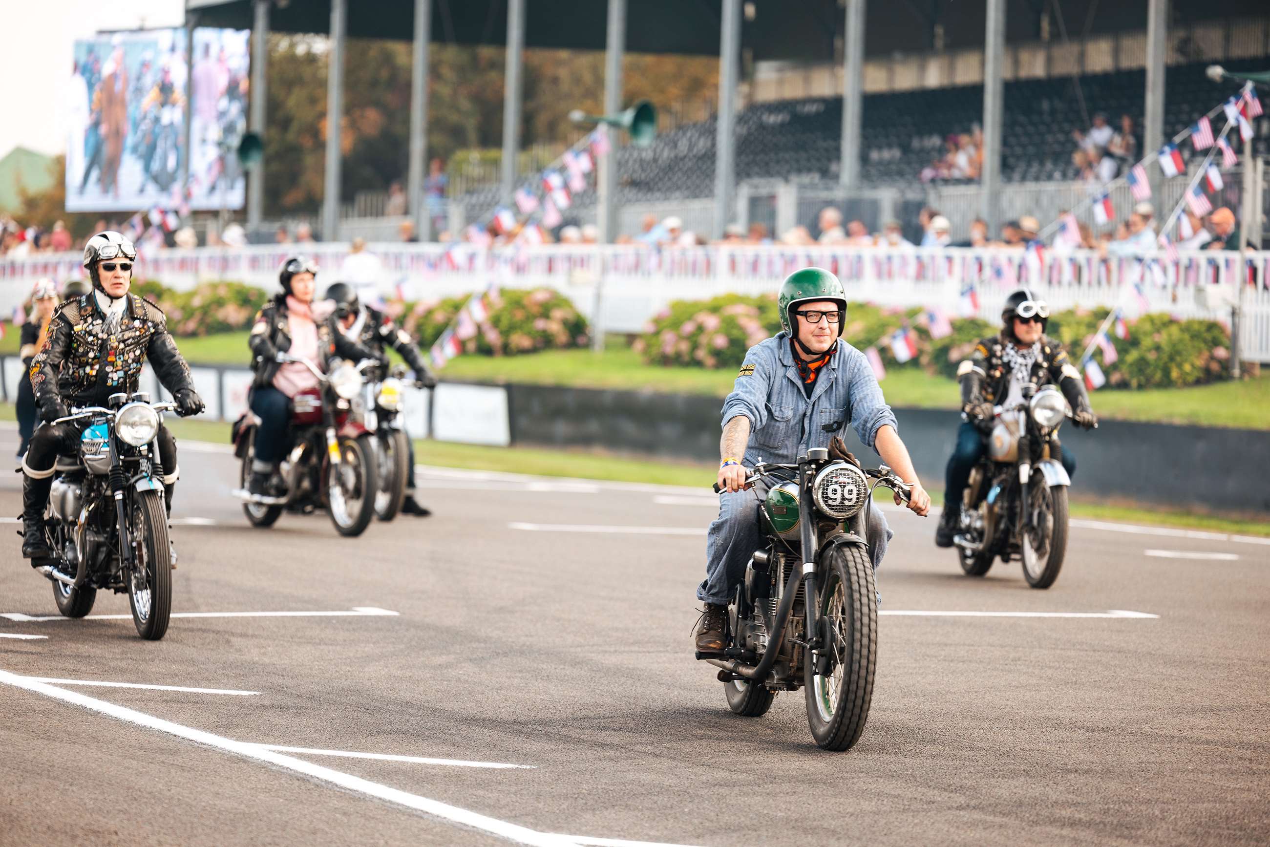 200 bobbers and choppers open the Goodwood Revival | GRR