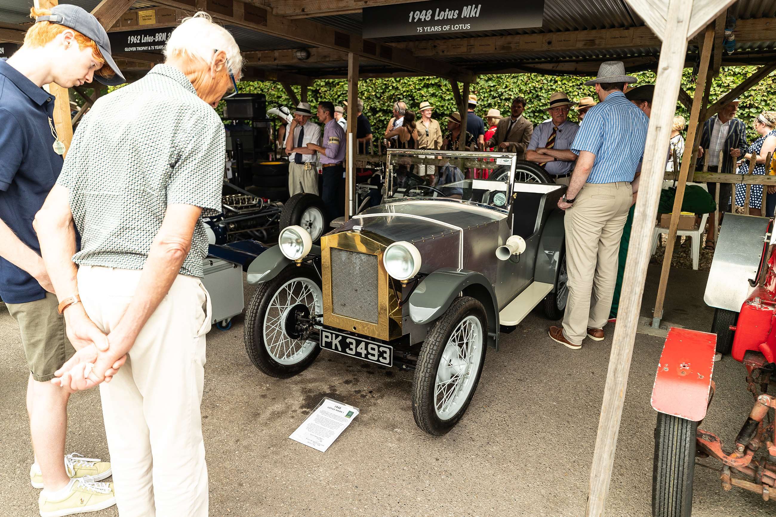 The first three Lotus models together at Revival 2023 | GRR
