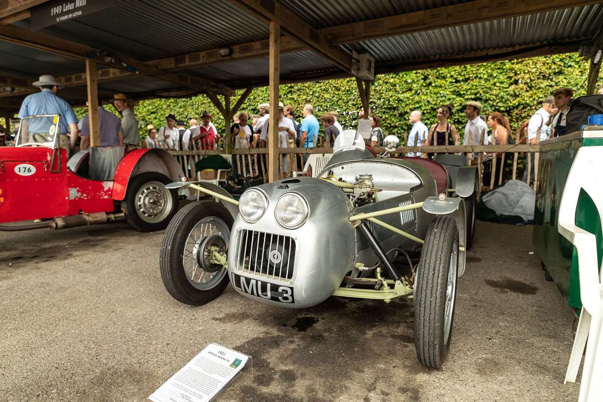 The first three Lotus models together at Revival 2023 | GRR