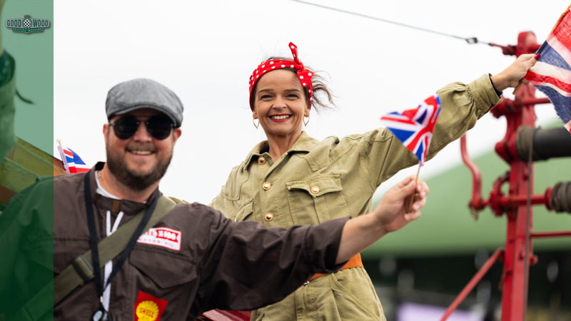 VE Day celebrations recreated on the Goodwood grid | GRR