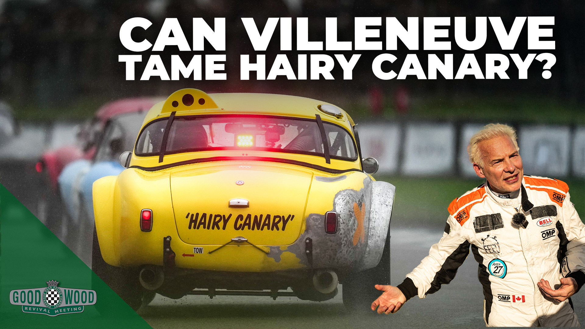 [Video] Can Jacques Villeneuve tame the Hairy Canary? | GRR