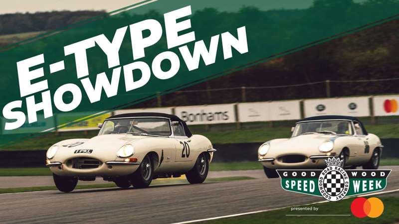[Video] Incredible Jaguar E-type series 1 track battle | GRR