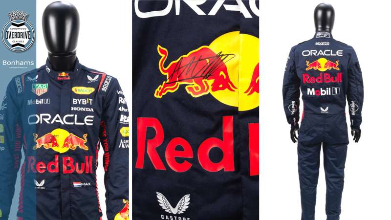 Max Verstappen’s race overalls to be sold for charity by Bonhams|Cars | GRR