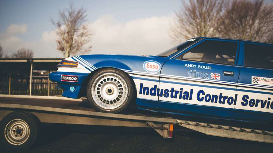 [Gallery] Track testing a Group A Rover SD1 – behind the scenes