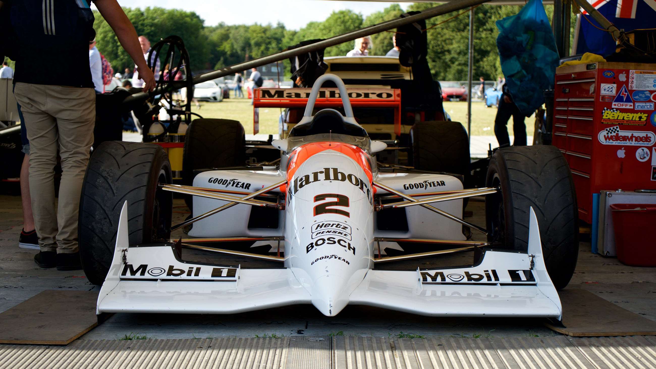 Was this Penske PC22 the Indycar Senna tested?