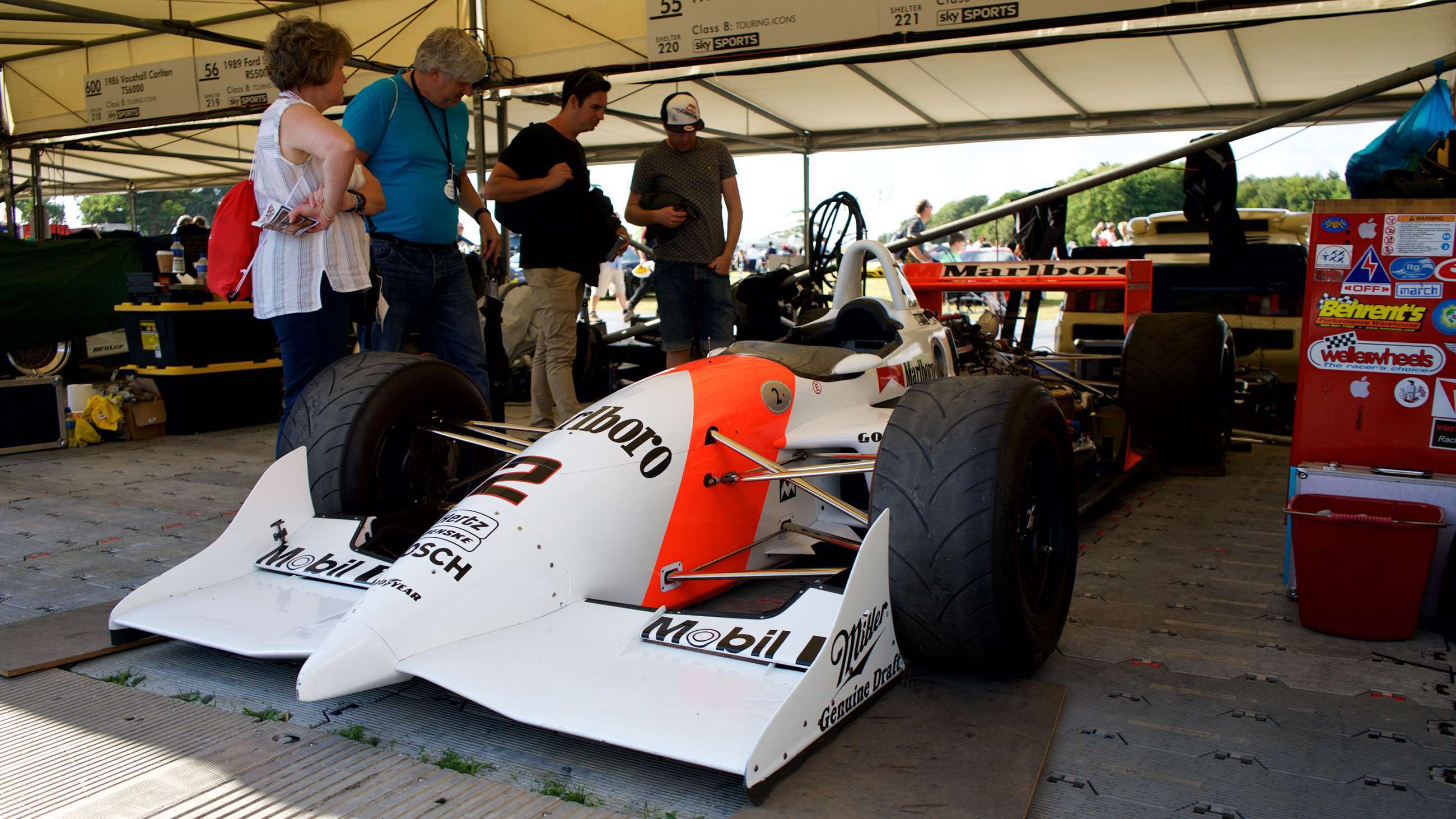 Was this Penske PC22 the Indycar Senna tested?