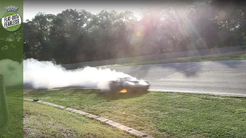 Video: This classic 'Vette turned itself into a flamethrower