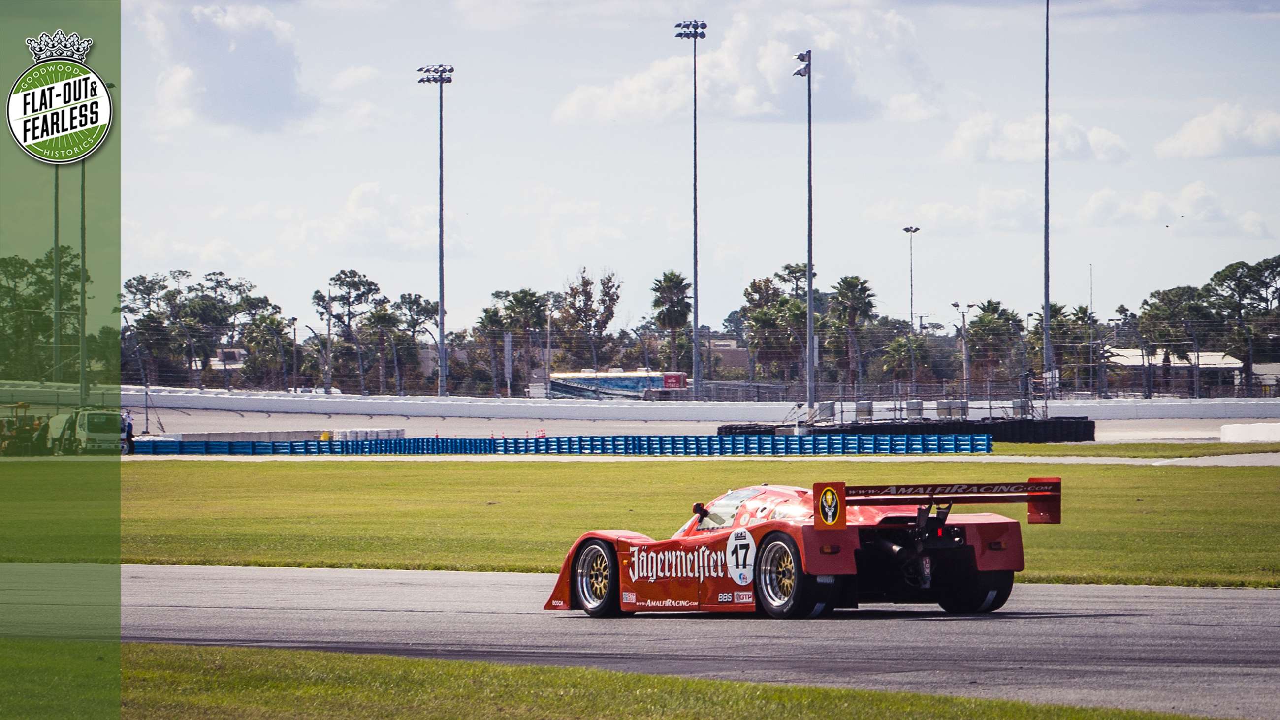 Daytona's banking is so big it makes racing cars look like slot cars