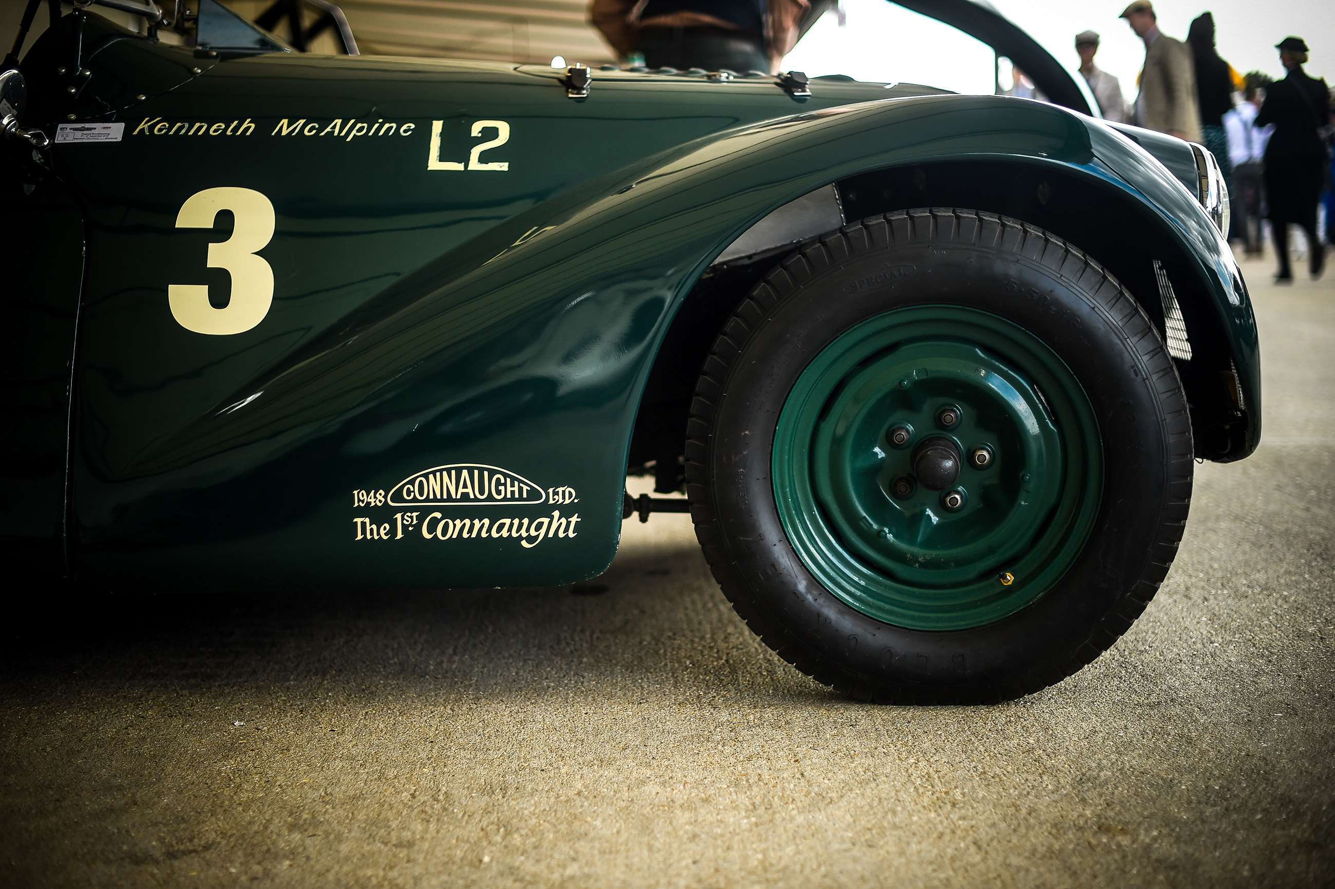This Connaught was raced by the man who funded the team
