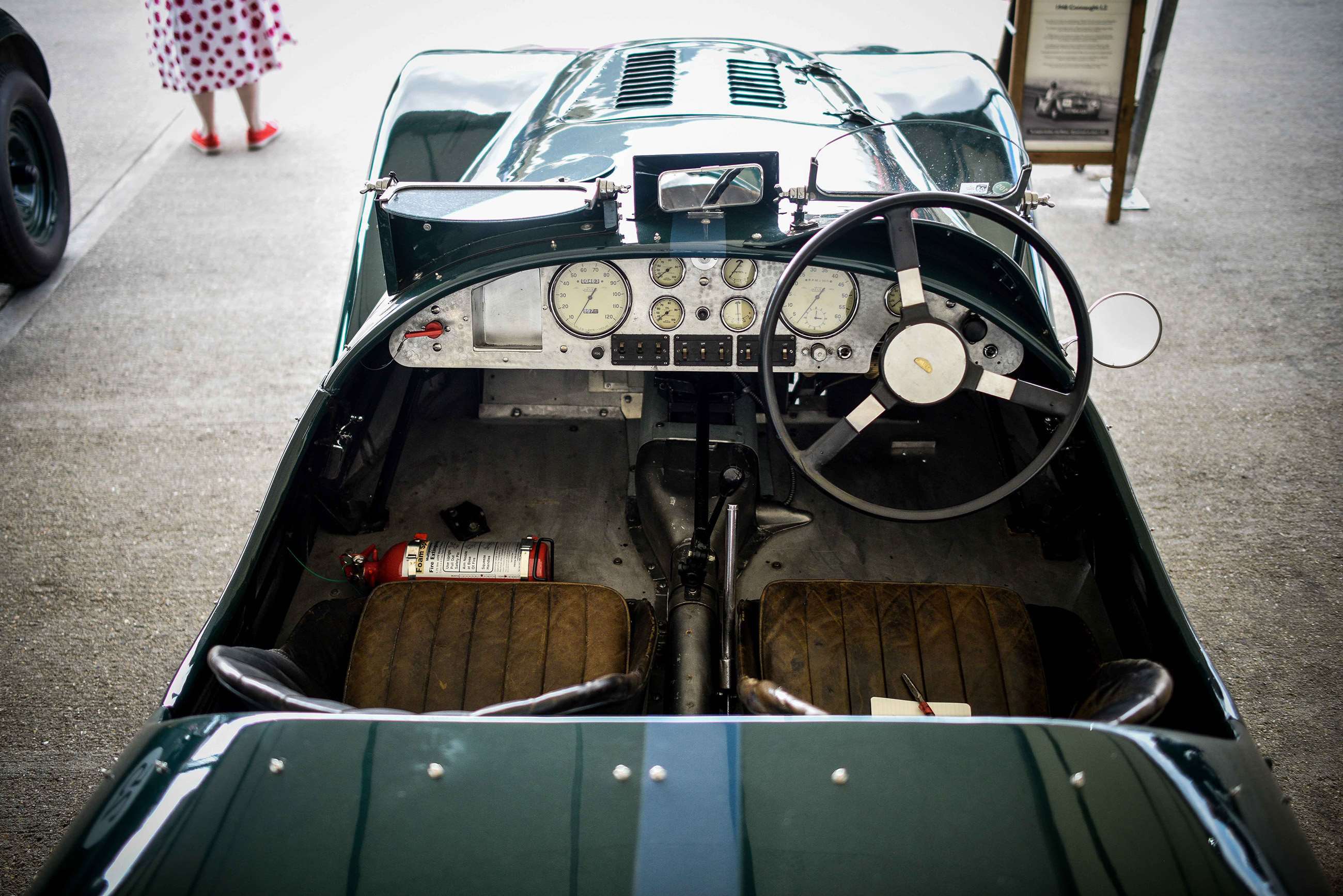 This Connaught was raced by the man who funded the team