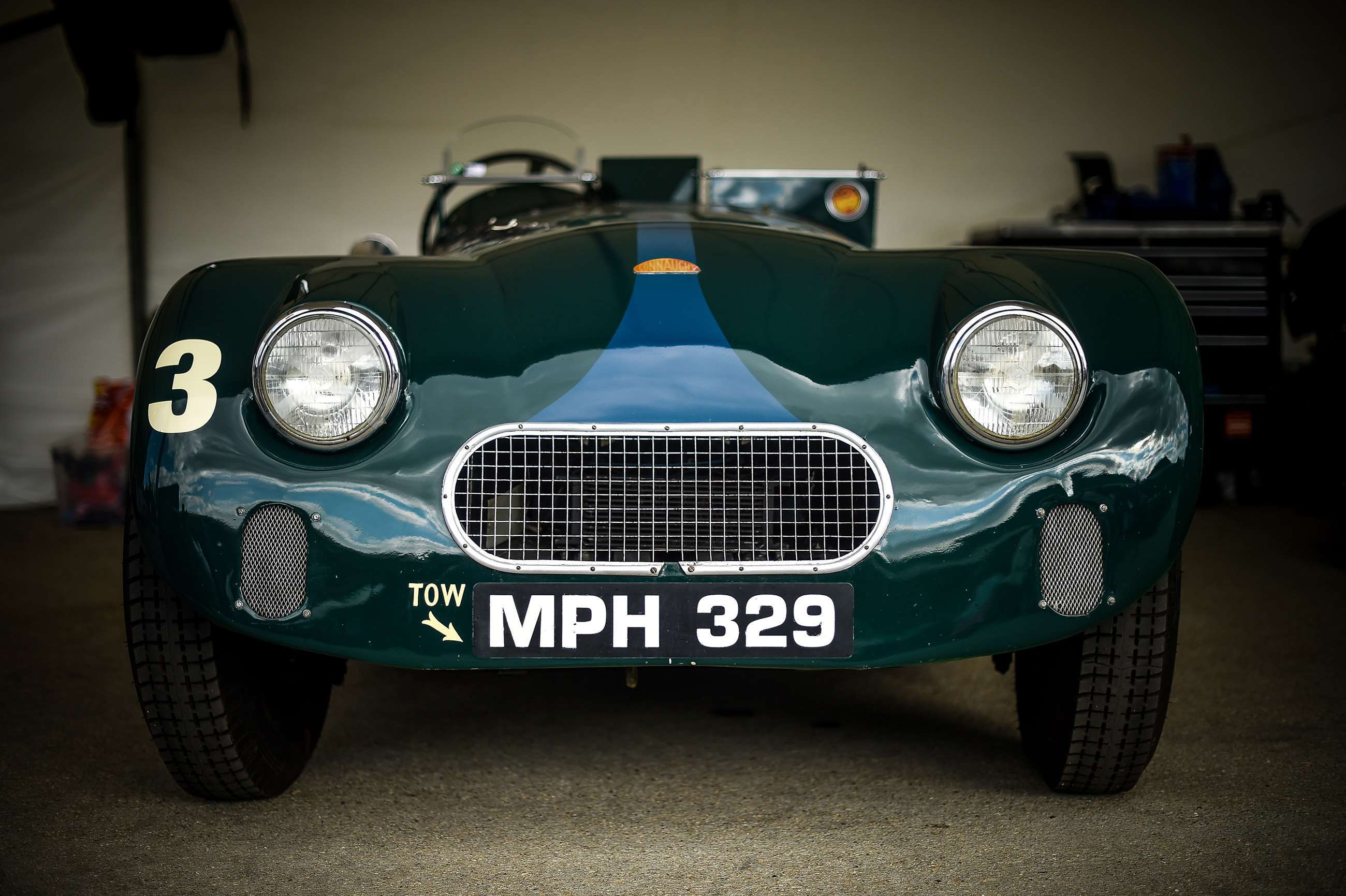 This Connaught was raced by the man who funded the team