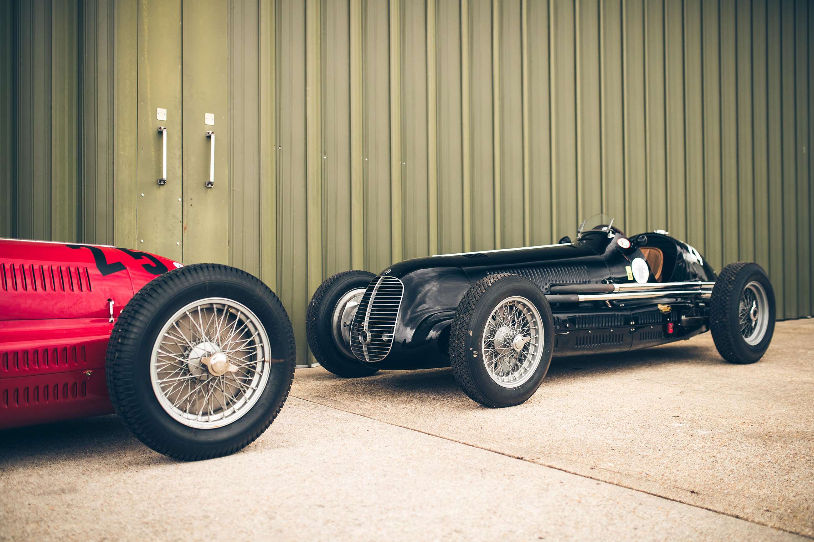 Reunion: Ultra-rare Maserati 8CTF meets 8CL | Goodwood Road Racing