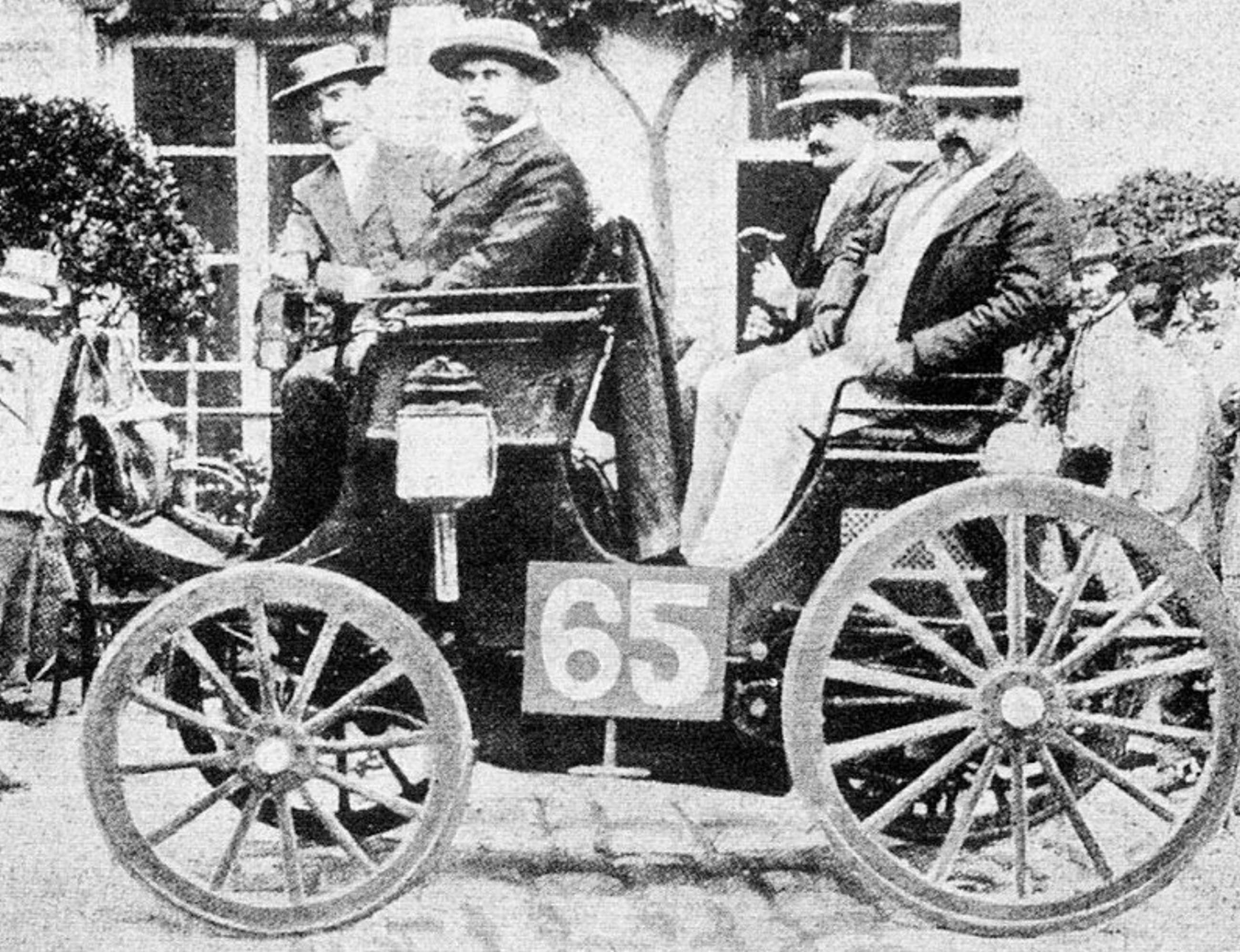 The 1894 Paris-Rouen Trial, the very first competitive motorsport event