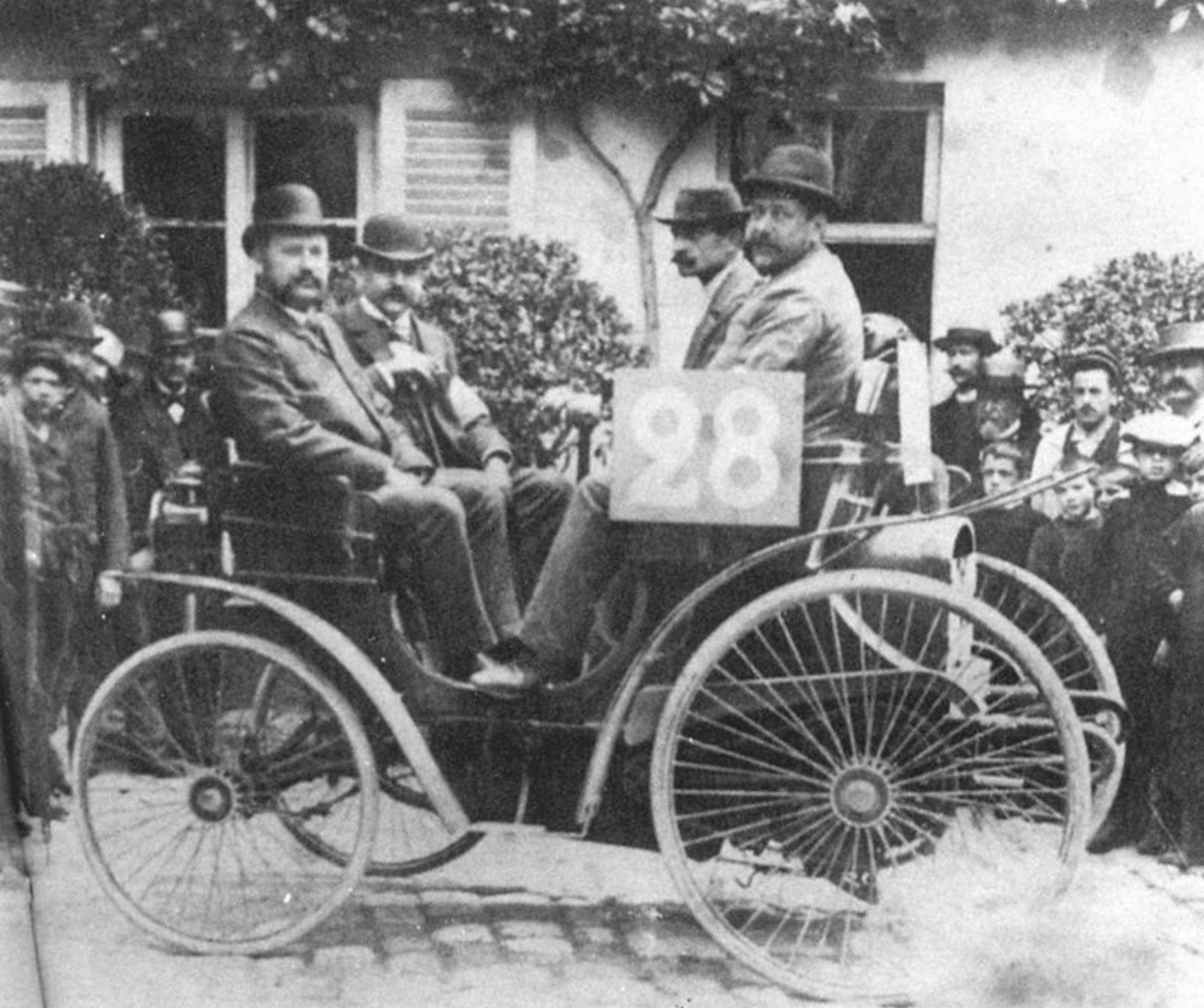 The 1894 Paris-Rouen Trial, the very first competitive motorsport event