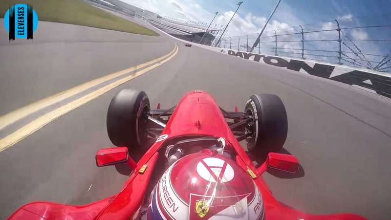 [Video] Ferrari F1 car howls round Daytona | GRR