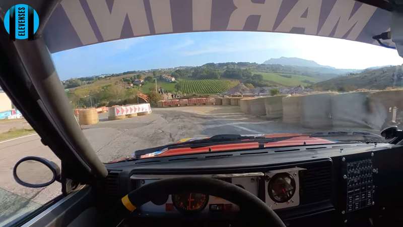 [Video] How it feels to tackle a rally stage in a Lancia Delta | GRR