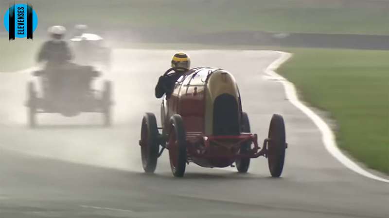 [Video] Hurling Beast of Turin round Goodwood in the wet | GRR