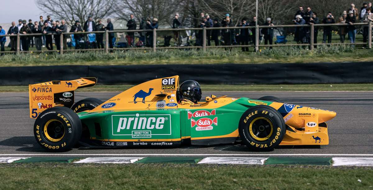 Hustling a V8 Benetton F1 car round Goodwood | GRR