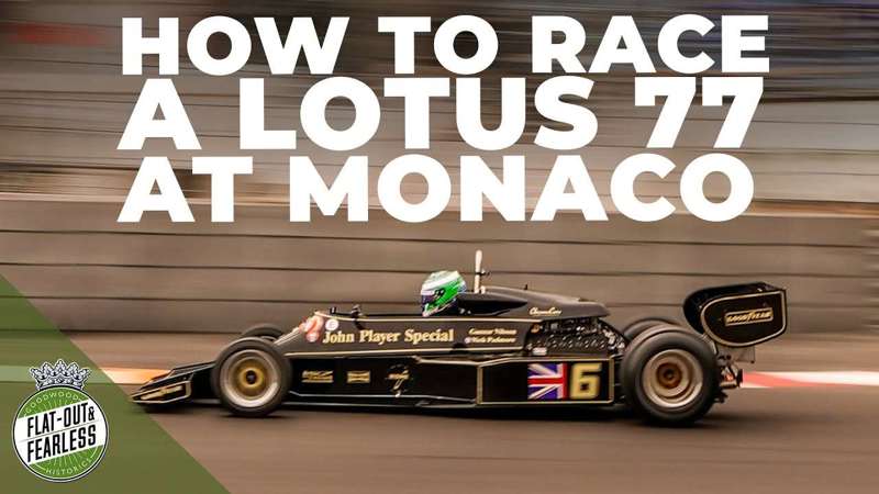[Video] What it's like to drive a Lotus 77 around Monaco | GRR