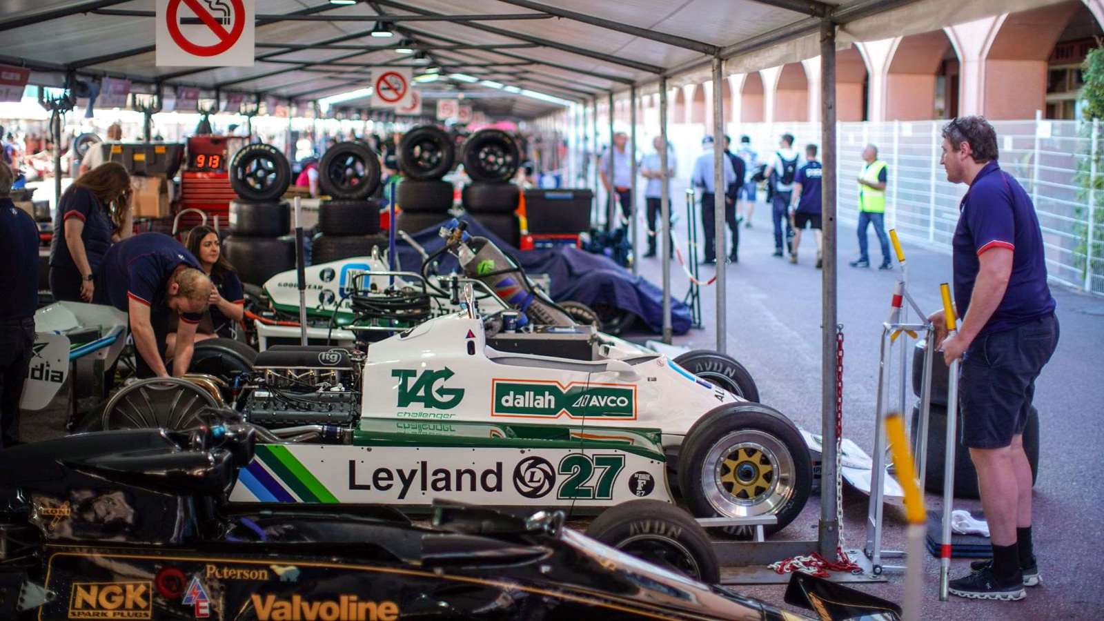 Classic F1 slumbers in the 2024 Monaco Historic paddocks | GRR
