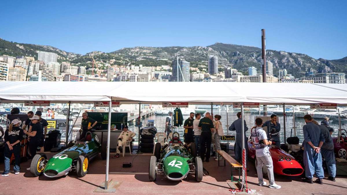 Classic F1 slumbers in the 2024 Monaco Historic paddocks | GRR