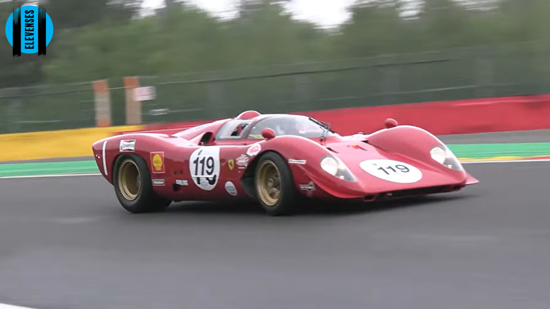 [Video] Beautiful Ferrari 312 P looks and sounds divine at the Spa ...