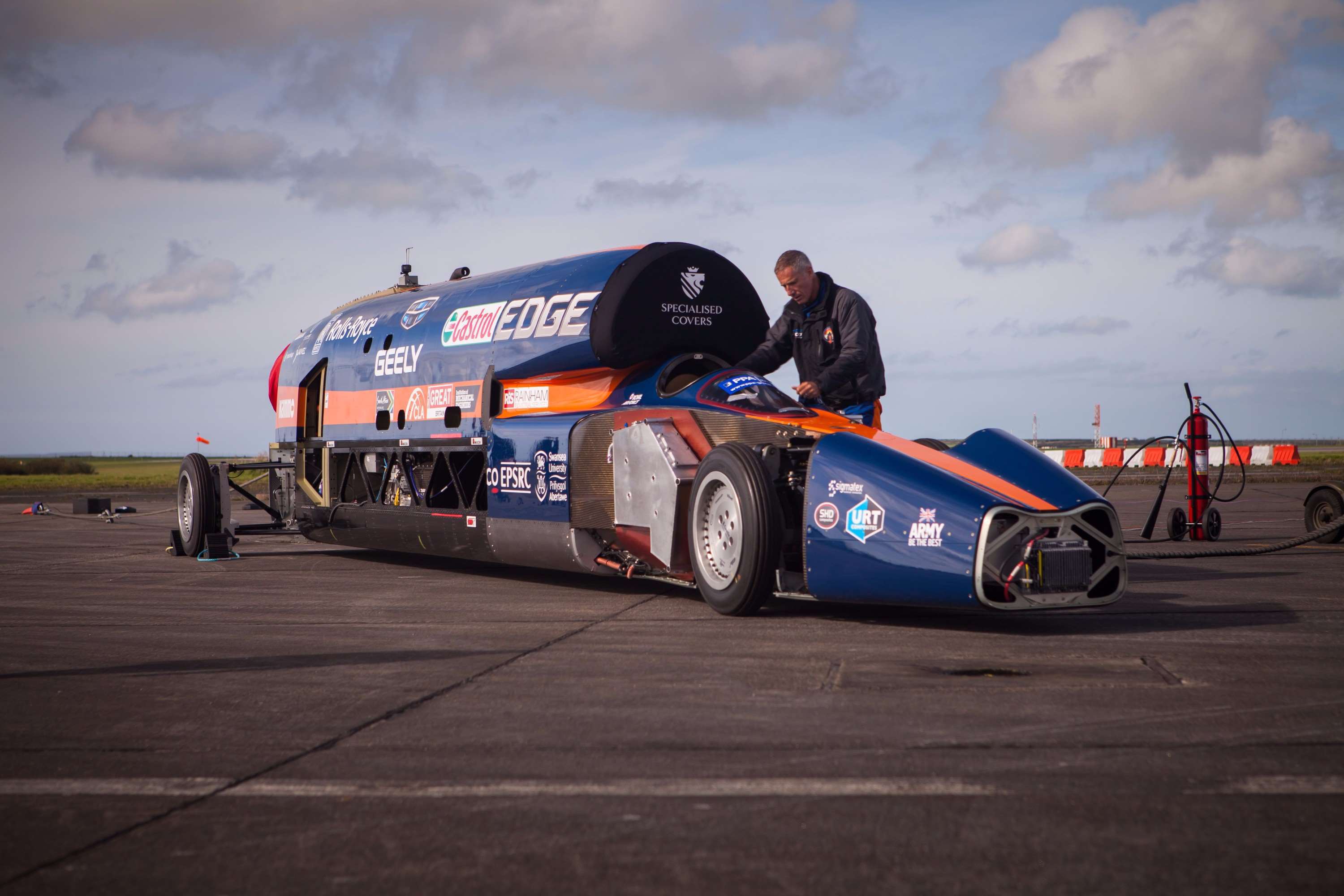 Witnessing history as Bloodhound SSC tests to 200