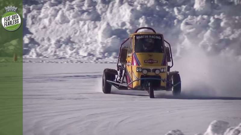 [Video] Watch a Street Triple-powered Piaggio Ape drift across a frozen ...
