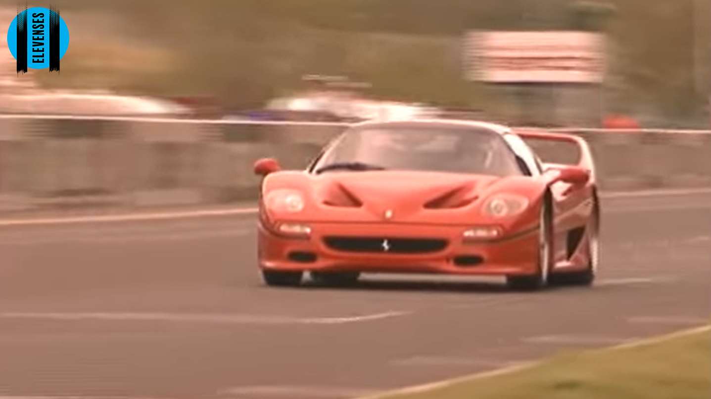 [Video] Ferrari F50 GT tears around Yas Marina Circuit | GRR