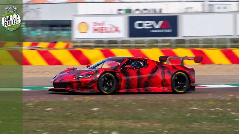 Ferrari's new 296 GT3 pictured on track | GRR