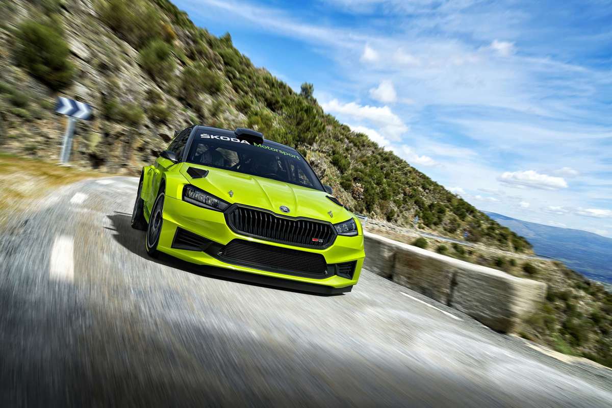 Striking new 289PS Skoda Fabia RS Rally2 car revealed | GRR