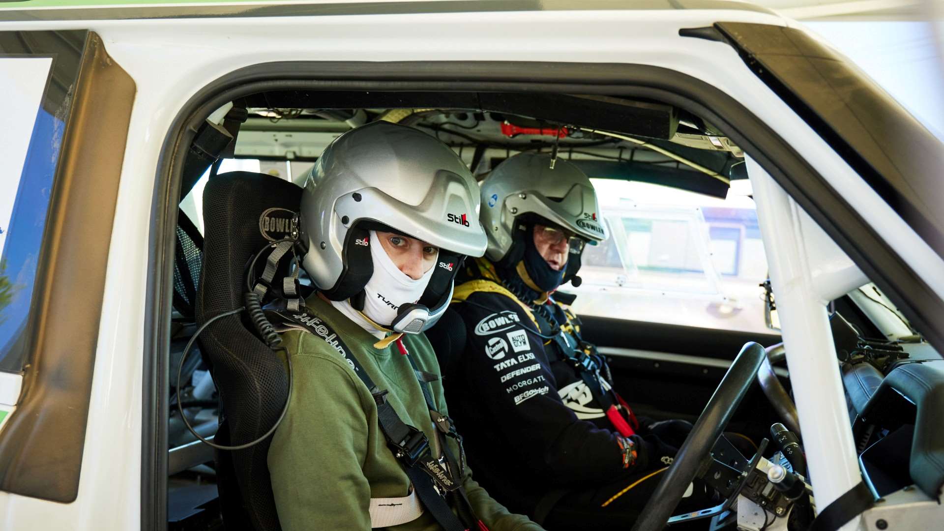 Learning to rally in a Bowler-prepared Land Rover Defender | GRR