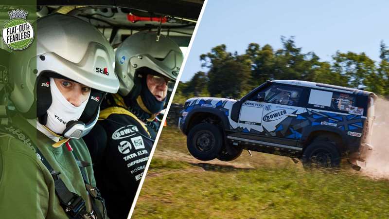Learning to rally in a Bowler-prepared Land Rover Defender | GRR