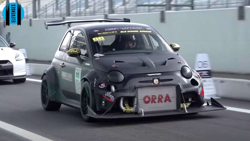 [Video] This modified Abarth 695 Biposto looks utterly nuts at Monza | GRR