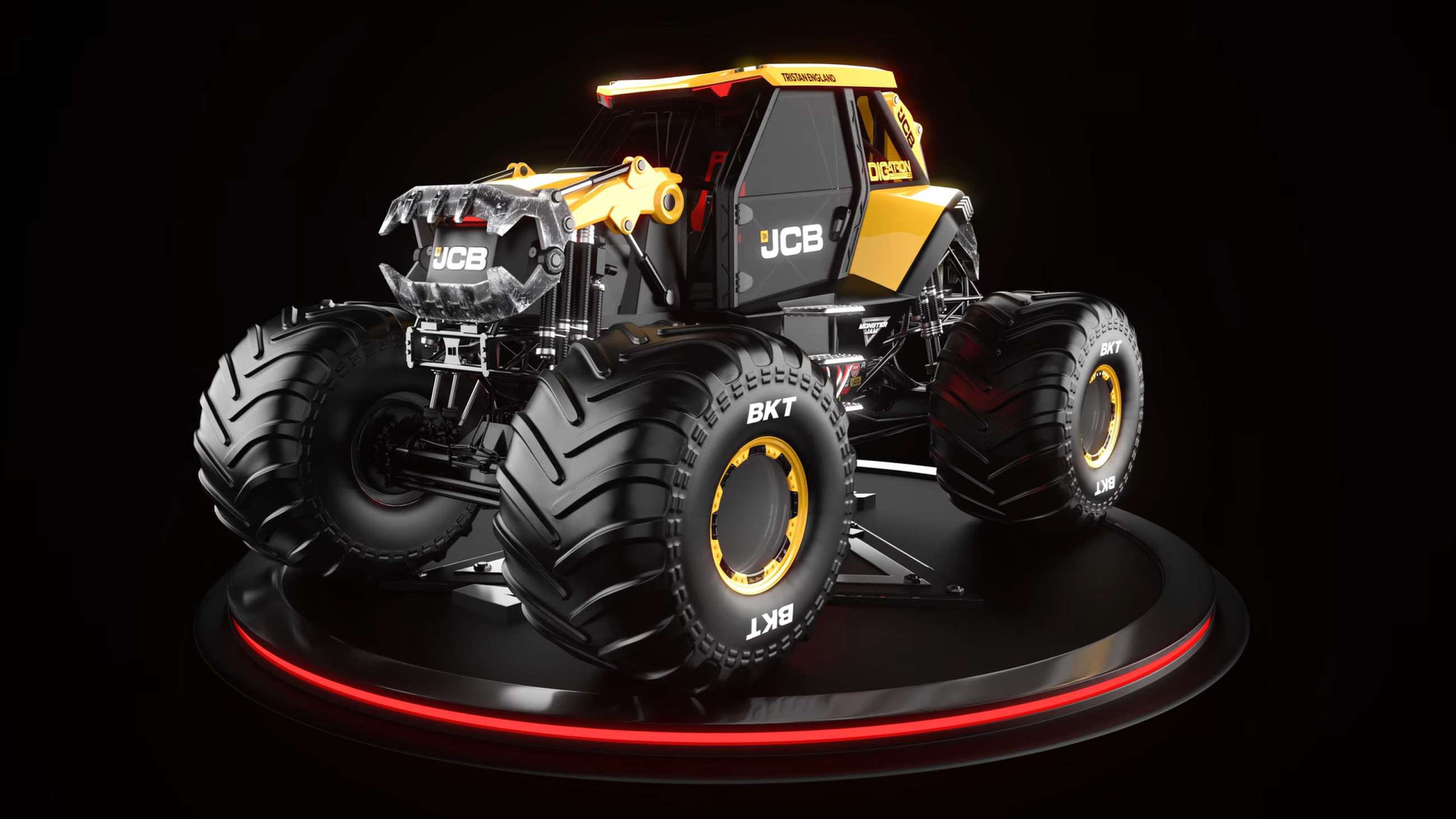 The Digatron is JCB’s new Monster Jam Truck | GRR