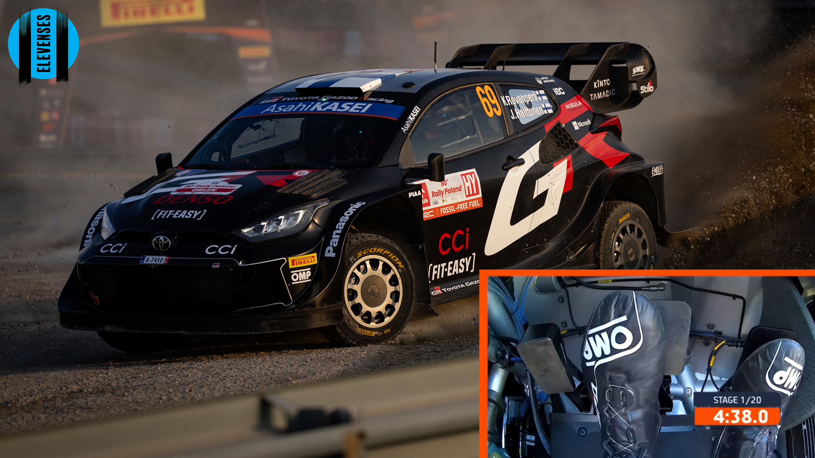 [Video] Kalle Rovanperä’s pedal cam is fascinating at Rally Latvia | GRR