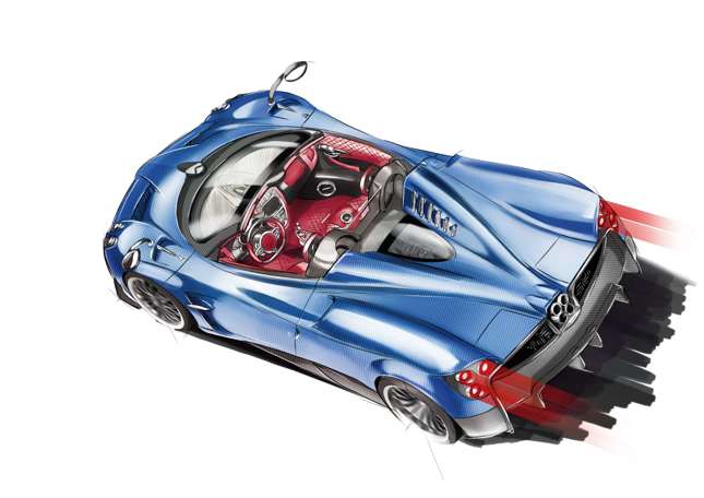 Stunning €2.28m Pagani Huayra Roadster revealed