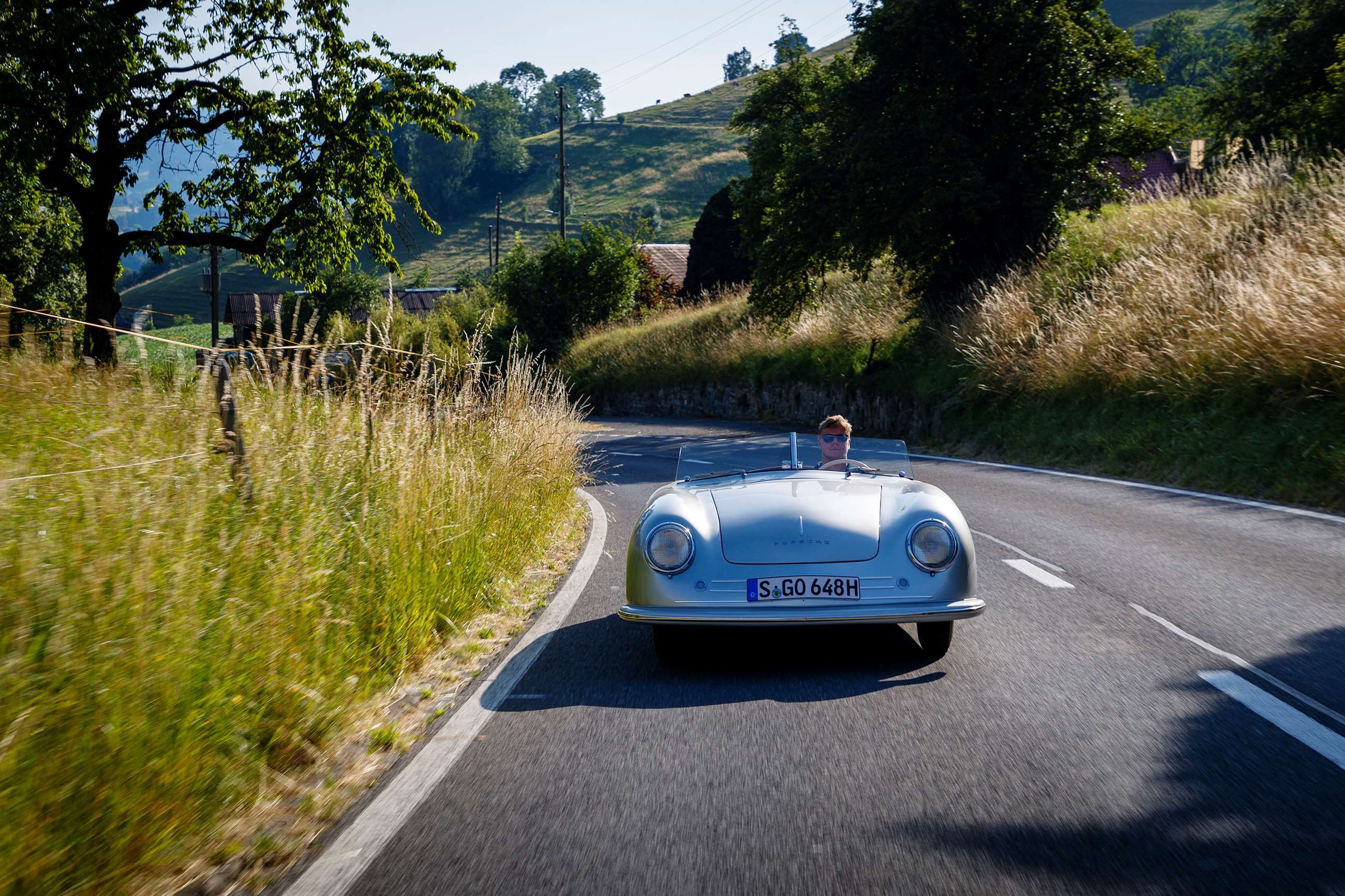 Driving the first ever Porsche sportscar