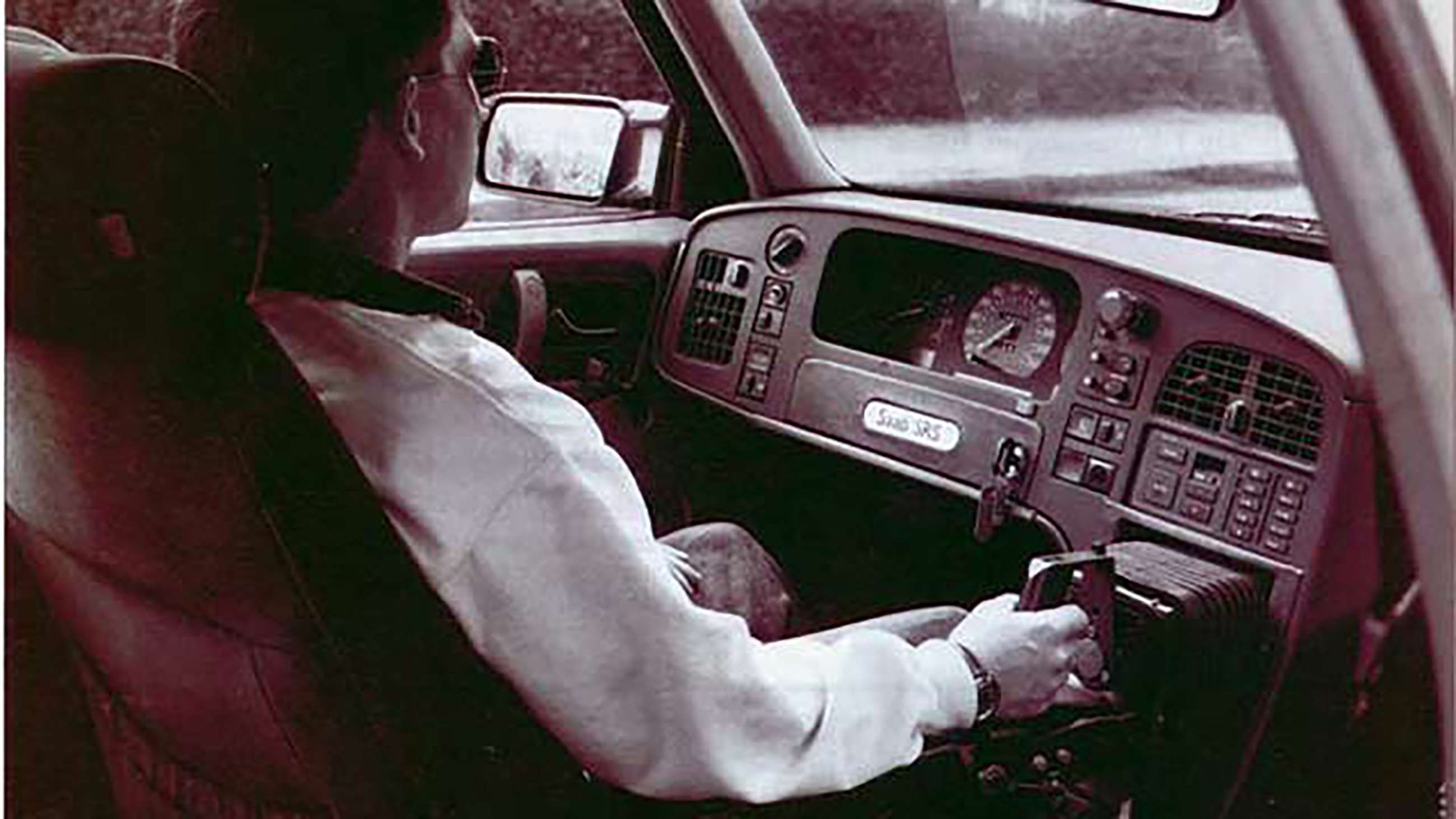 That time Saab built a car with a joystick