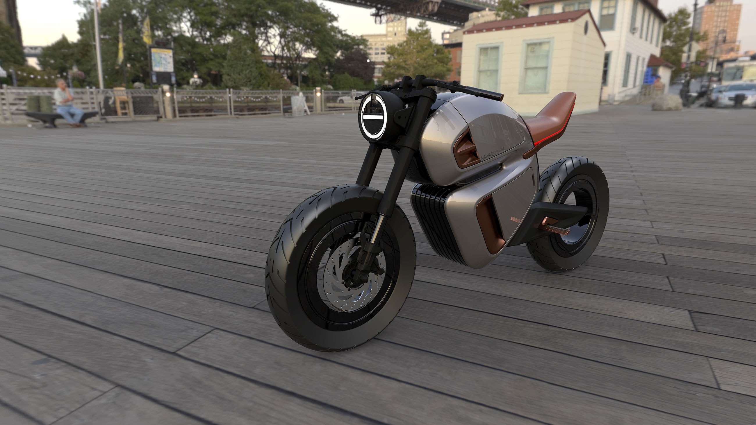 The NAWA Racer is a gorgeous retro-styled electric motorcycle | GRR