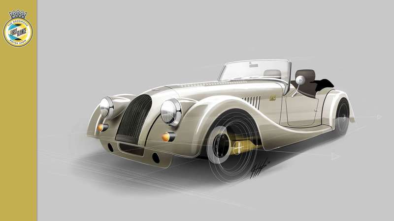 The Morgan Plus 4 70th Anniversary Edition has a gold-painted chassis | GRR
