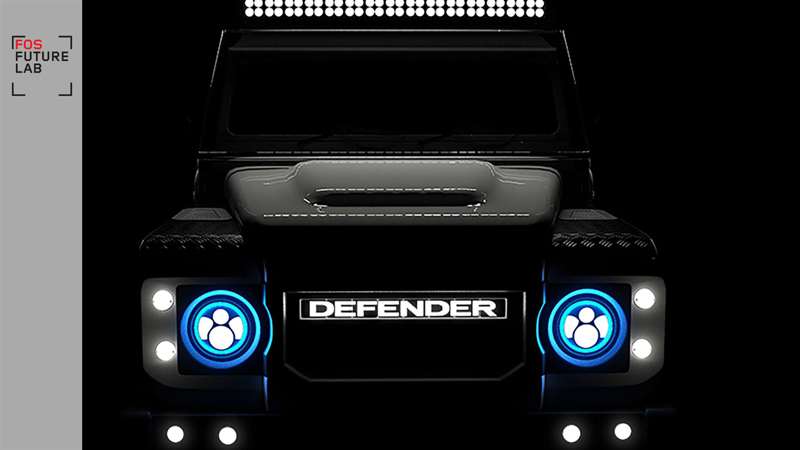 All-electric Defender on sale - FOS Future Lab