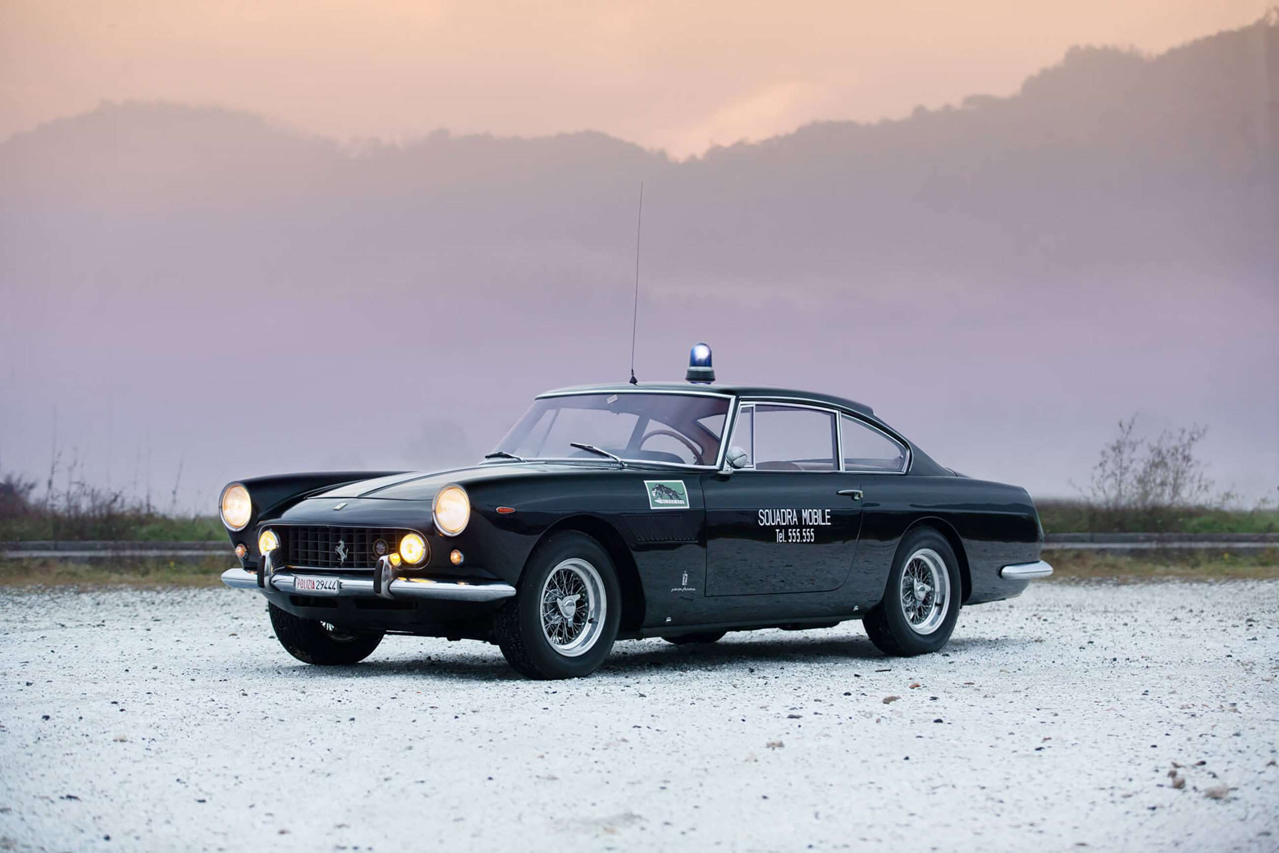 This insanely cool Ferrari 250 GTE police car is up for sale | GRR