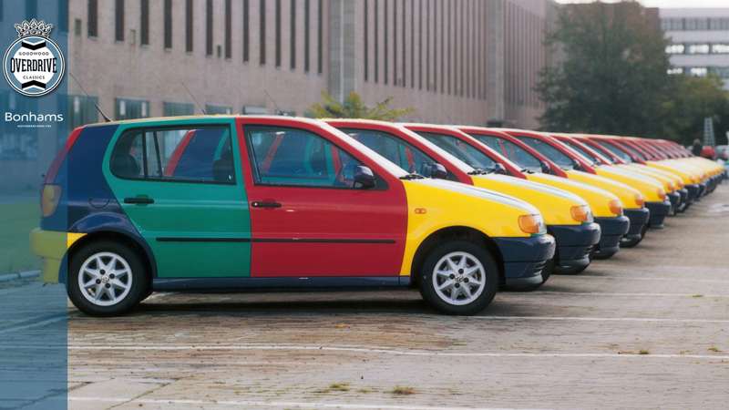 multi coloured car